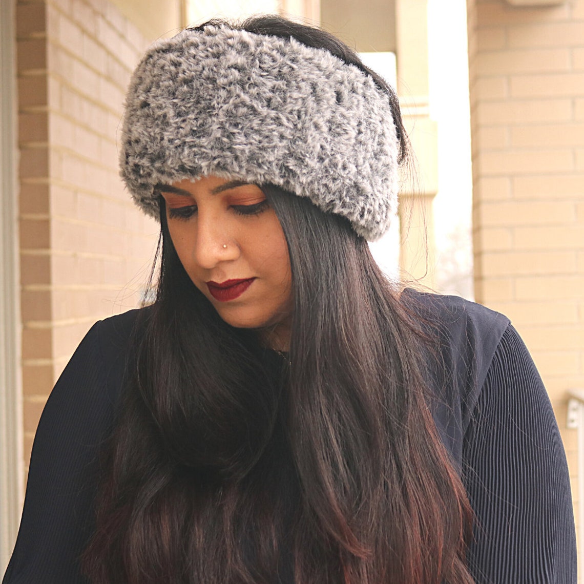 Czarina Crown Faux Fur Crochet Headband Pattern - Etsy