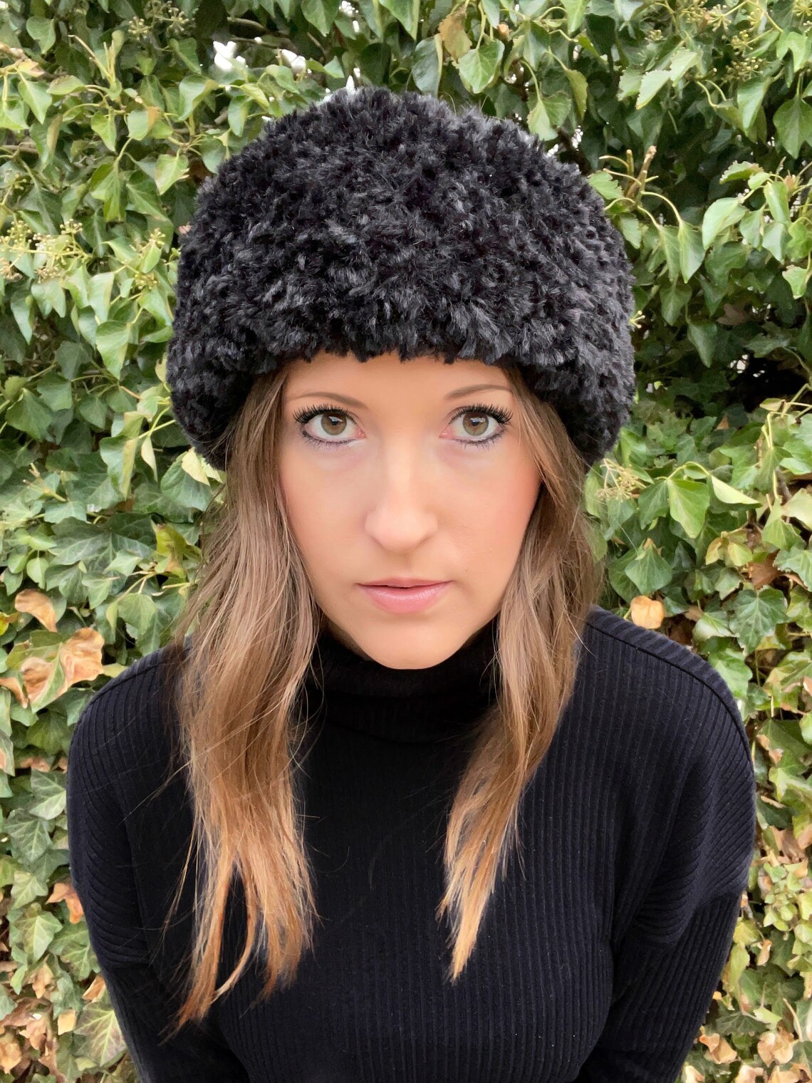 Czarina Crown Faux Fur Crochet Headband Pattern - Etsy