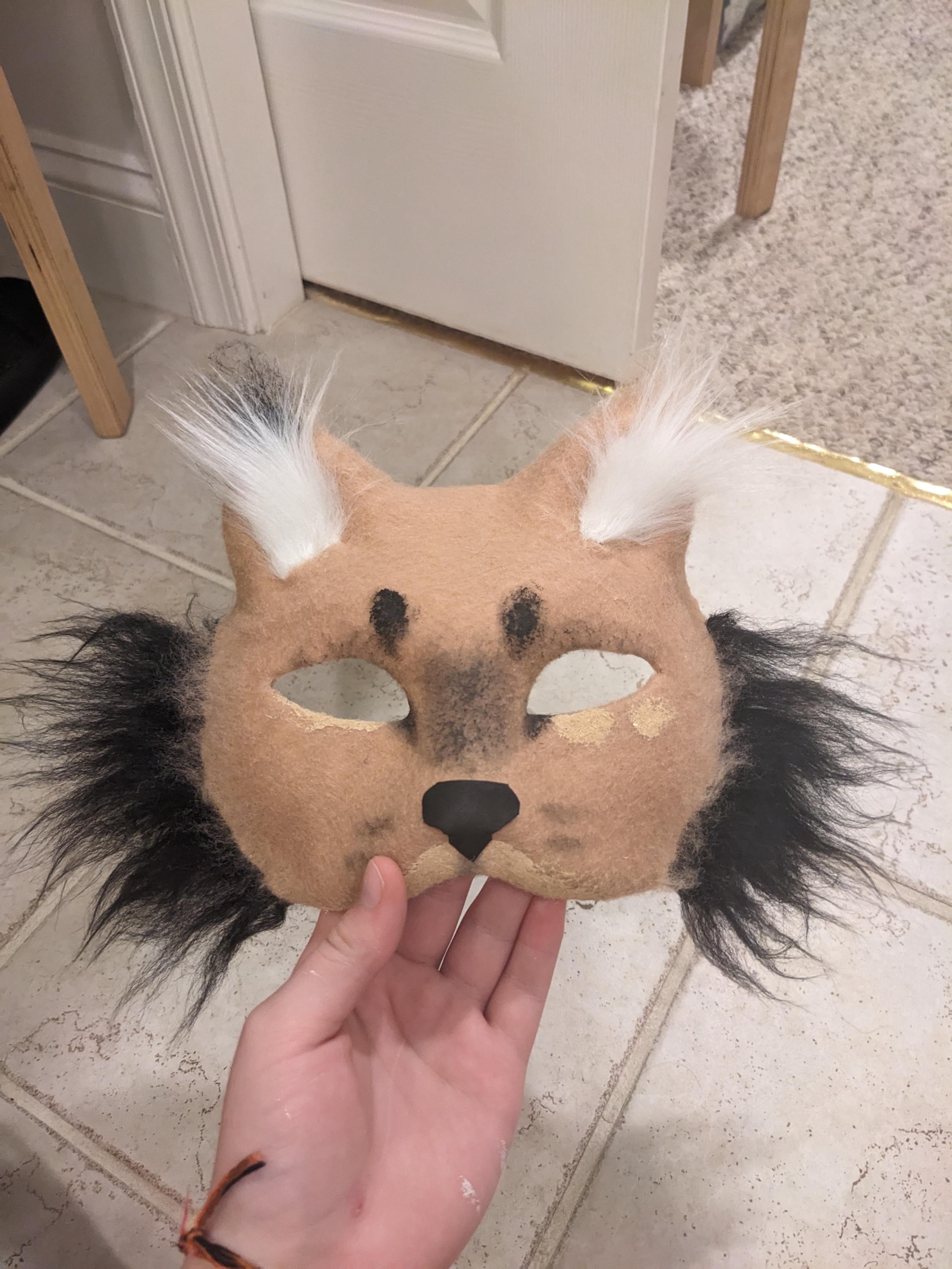 Caracal Cat Therian Style Mask - Etsy