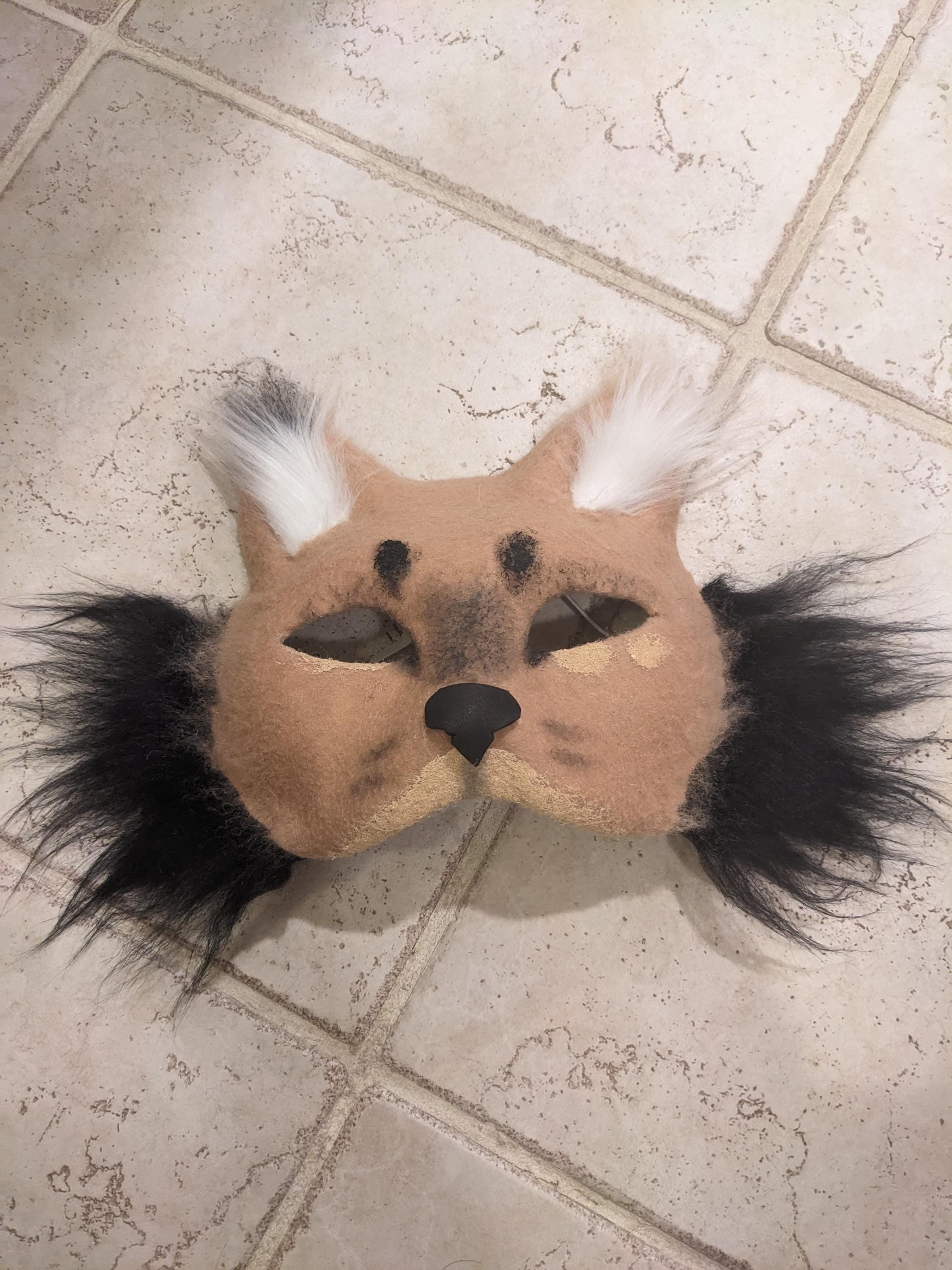 Caracal Cat Therian Style Mask - Etsy