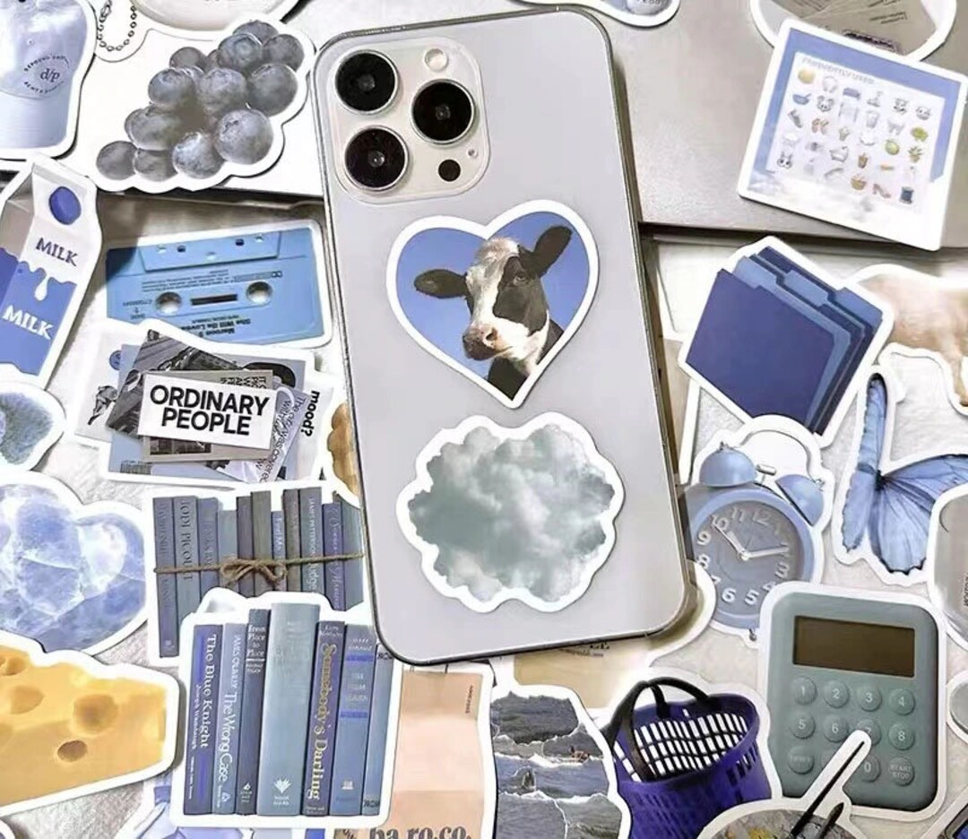 Blue Vision Board Stickers for Planners Travelers Notebooks Junk ...