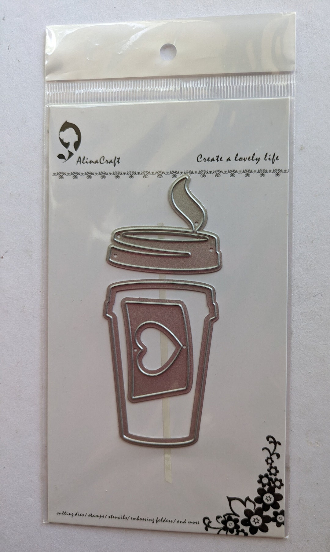 Coffee Cup Metal Cutting Die Scrapbooking Cardmaking Junk Journals ...