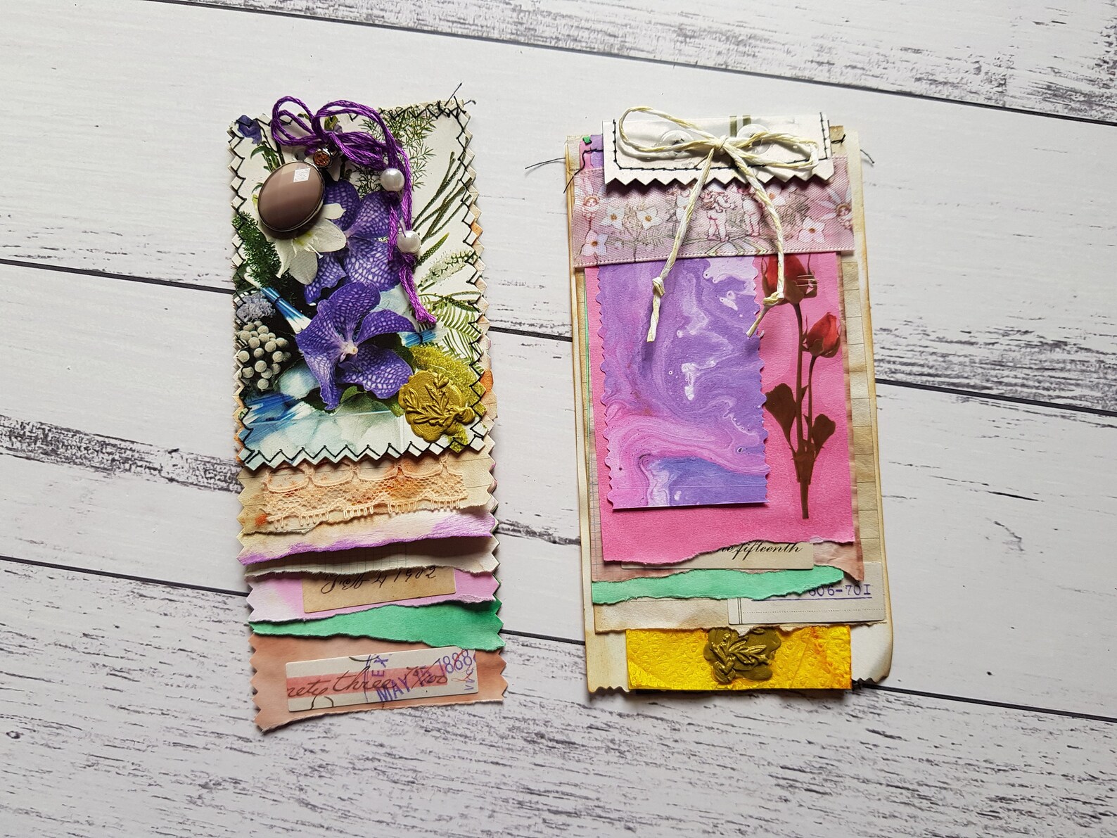 Snippet Booklets Journal Tucks Junk Journal Notebooks Scrappy Paper ...
