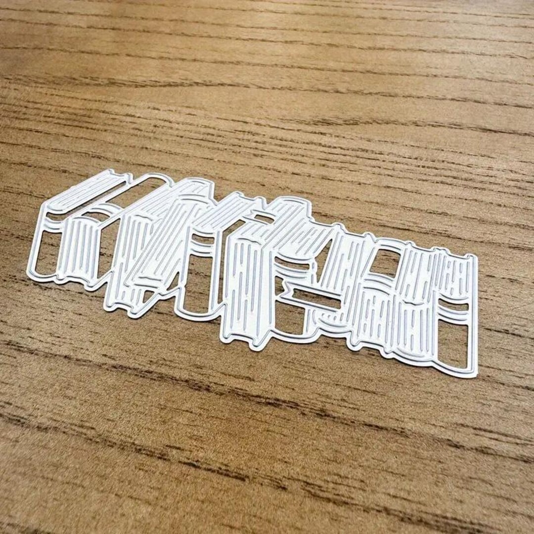 Stack of Books Metal Cutting Die Set for Scrapbooking Cardmaking Junk ...