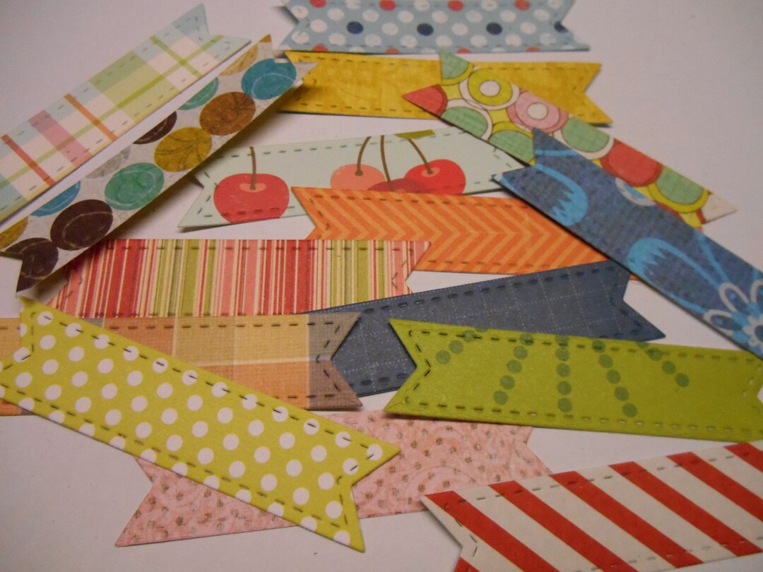 Tab, Banners, Label Embellishments, Cards, Scrapbooks, Pocket Letters ...