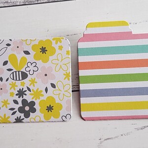 6 Pcs Mini File Folders Set for Planners Scrapbooking Travellers ...