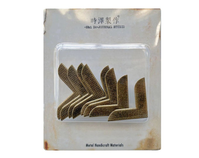 8pcs Bronze Metal Bookbinding Book Corners Embellishments Photo Frame ...