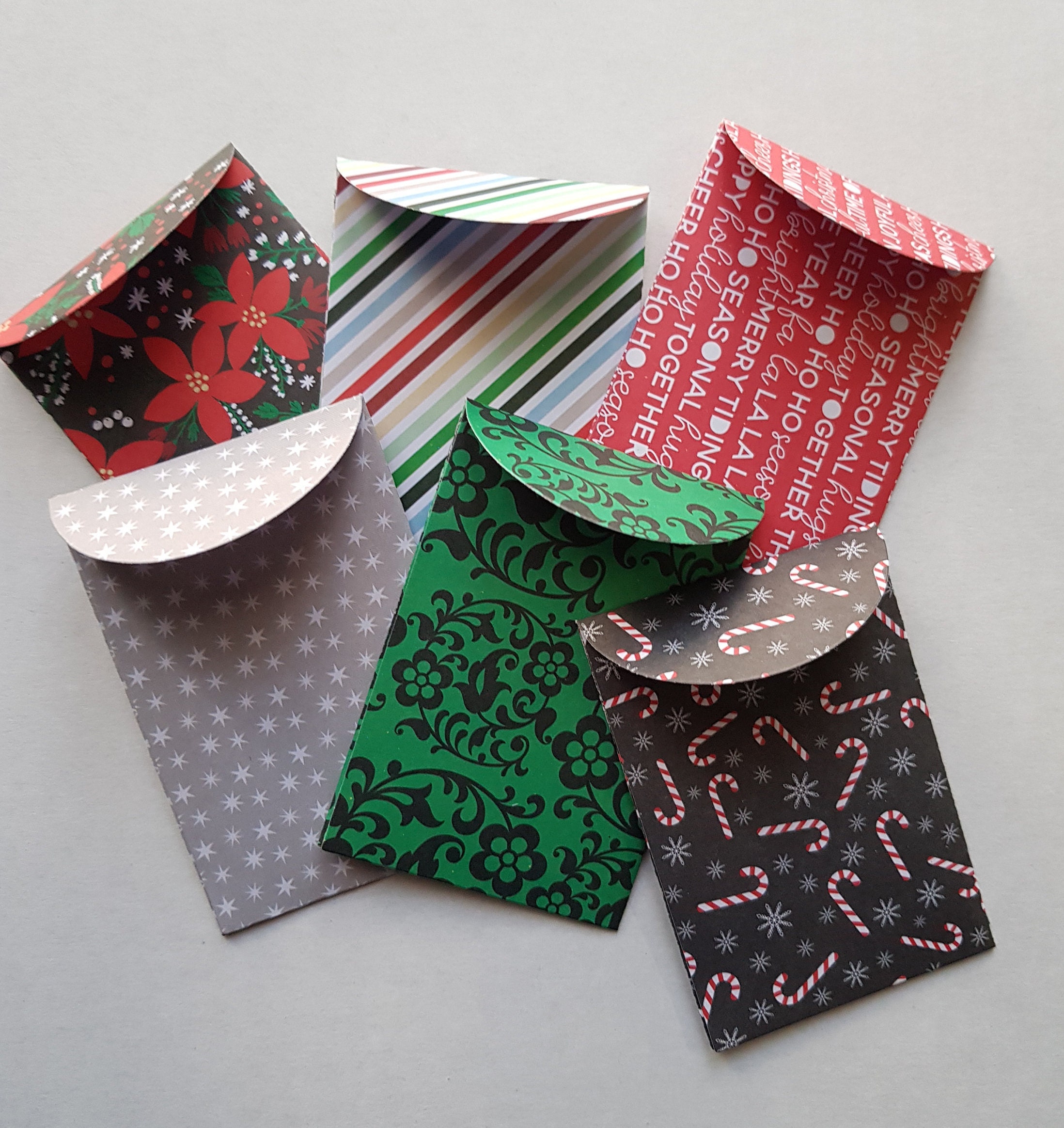 Christmas Mini Envelopes, Gift Card Envelopes, Journals, Planners ...