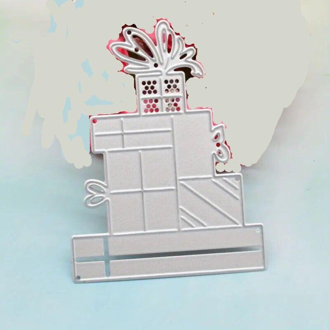 Christmas Gift Present Stack Metal Cutting Die Set Cardmaking ...