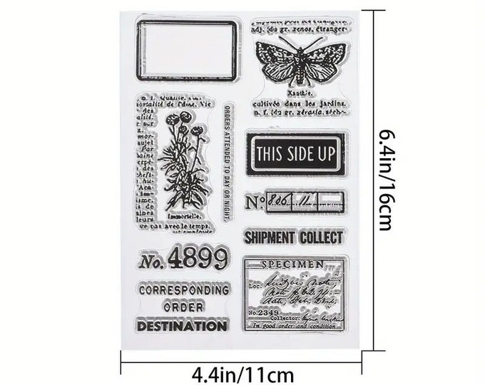 Planner Journal Stamps Transparent Stamps Scrapbooking Cardmaking ...