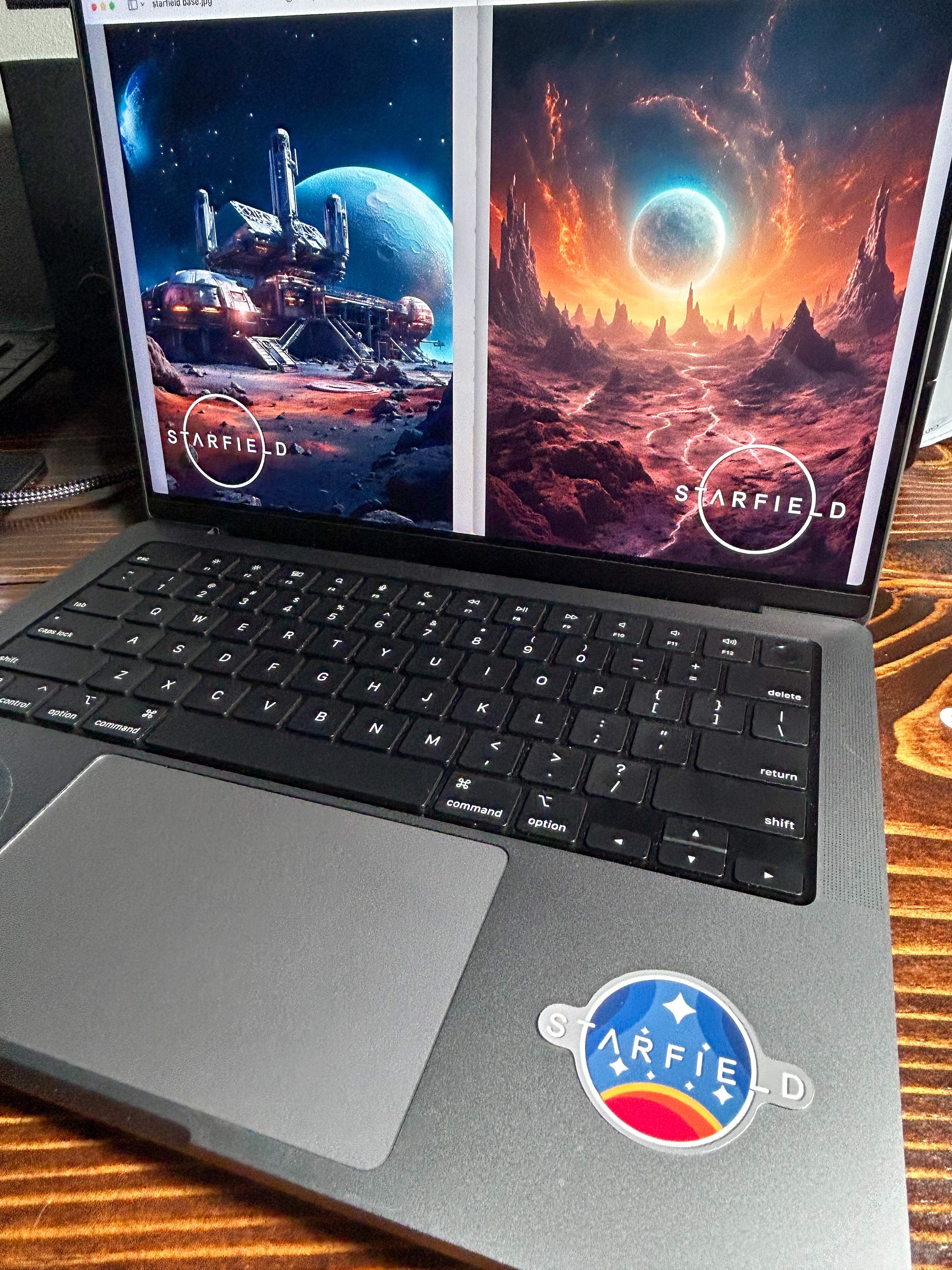 Starfield Inspired Video Game Logo Sticker Great Gift for Gamers Grey ...