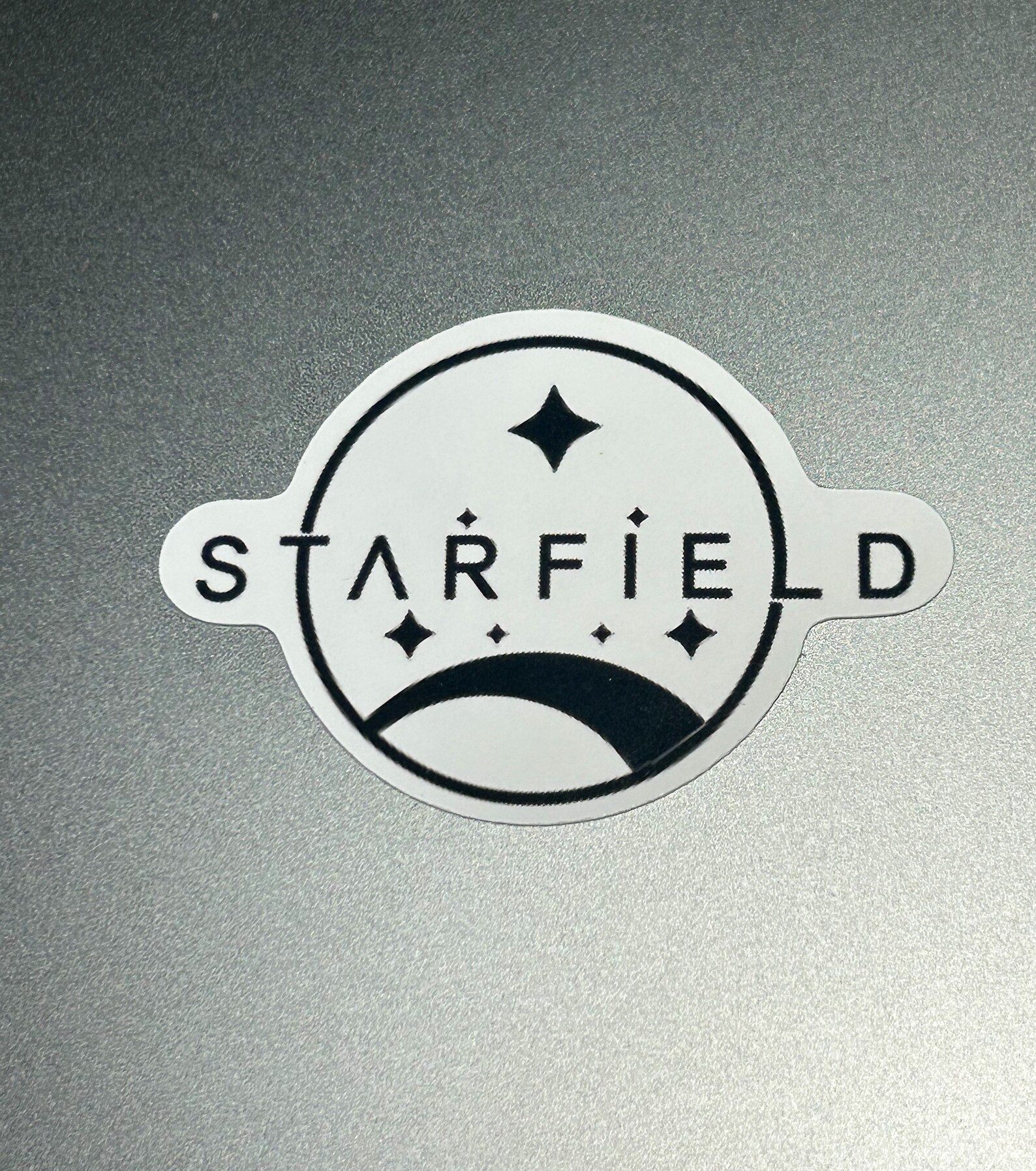 Starfield Inspired Video Game Logo Sticker Great Gift for Gamers Grey ...
