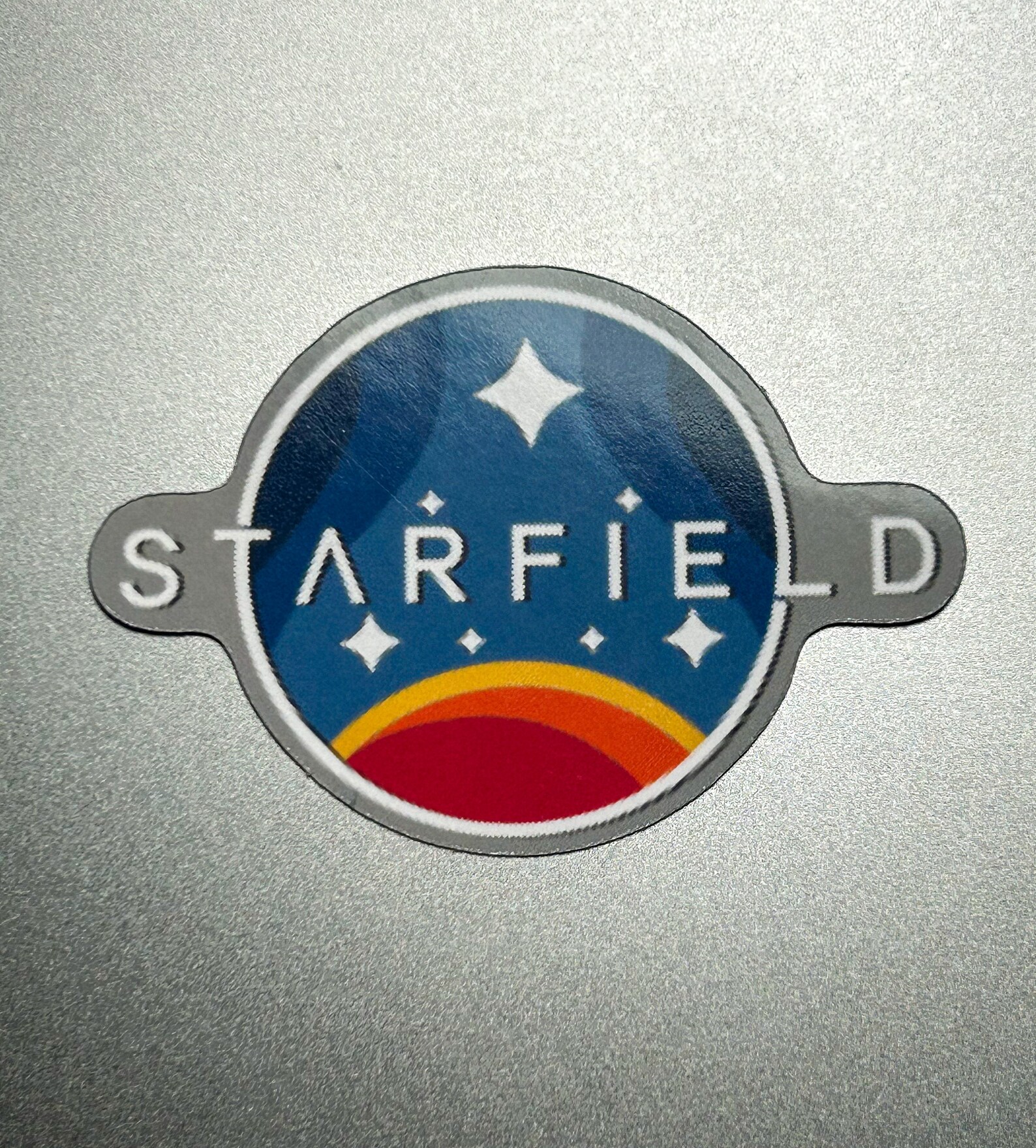 Starfield Inspired Video Game Logo Sticker Great Gift for Gamers Grey ...