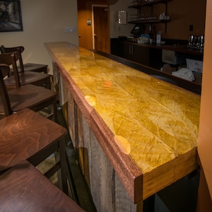 Custom Made Tobacco Leaf BAR TOP - Etsy