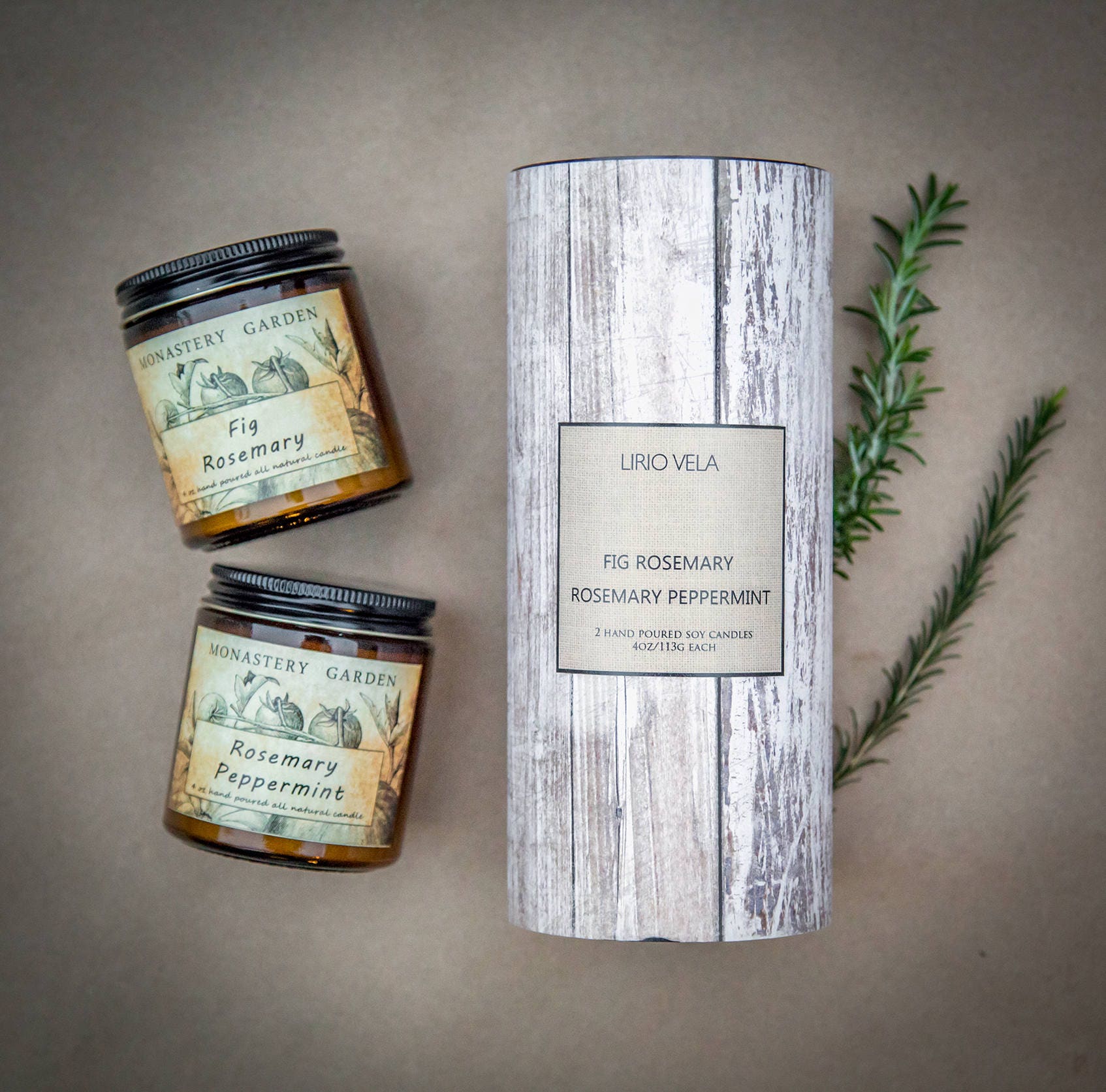 Yoga Candle Set, Scented Soy Candle, Organic Meditation Candle, Natural ...