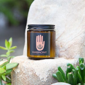 Yoga Candle Set, Scented Soy Candle, Organic Meditation Candle, Natural ...