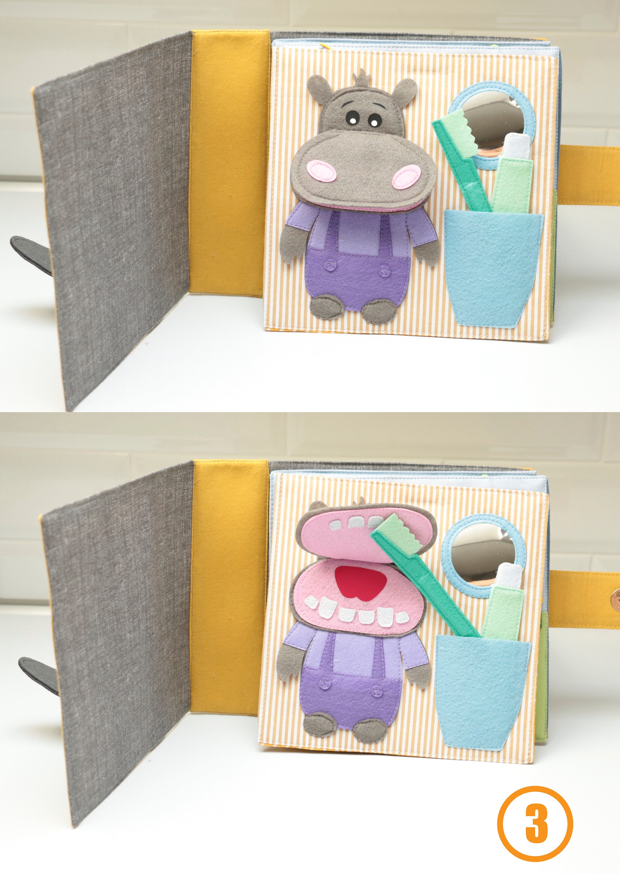 Quiet Book, Baby Book, Felt Quiet Book, Activity for Babies, Montessori ...