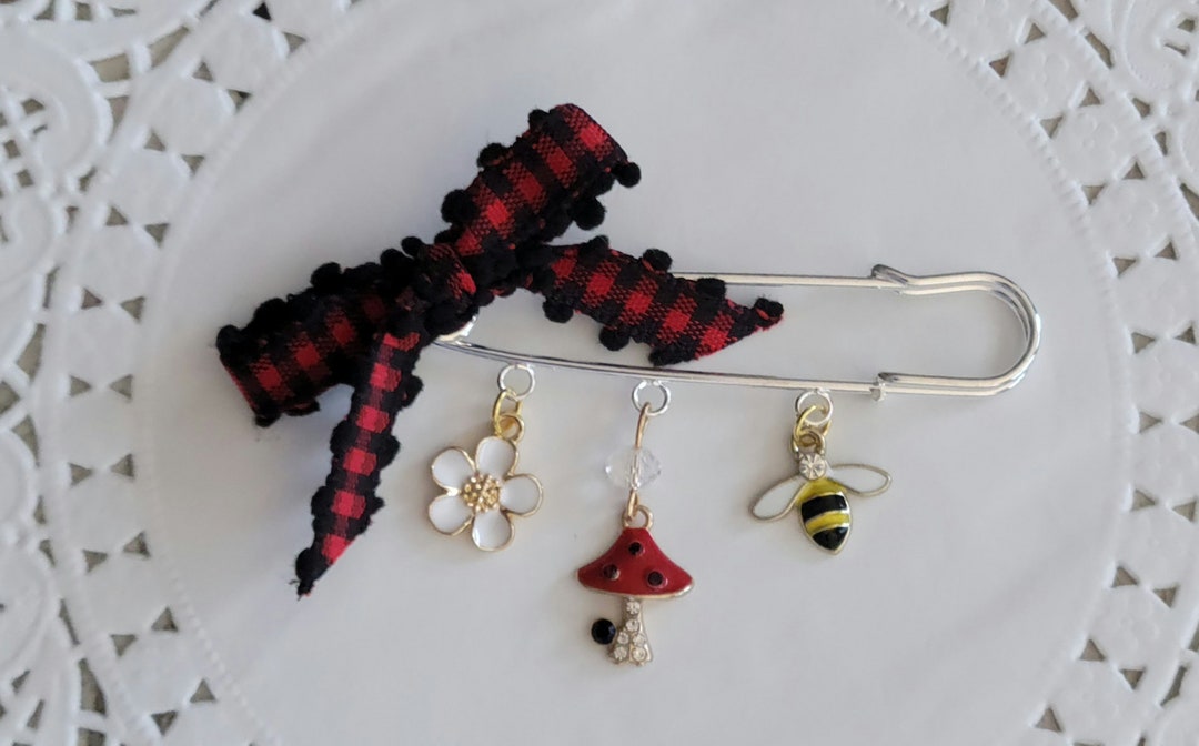 Brooch, Pin, Handmade, Cottagecore, Harajuku, Mori, Lolita, Kawaii ...