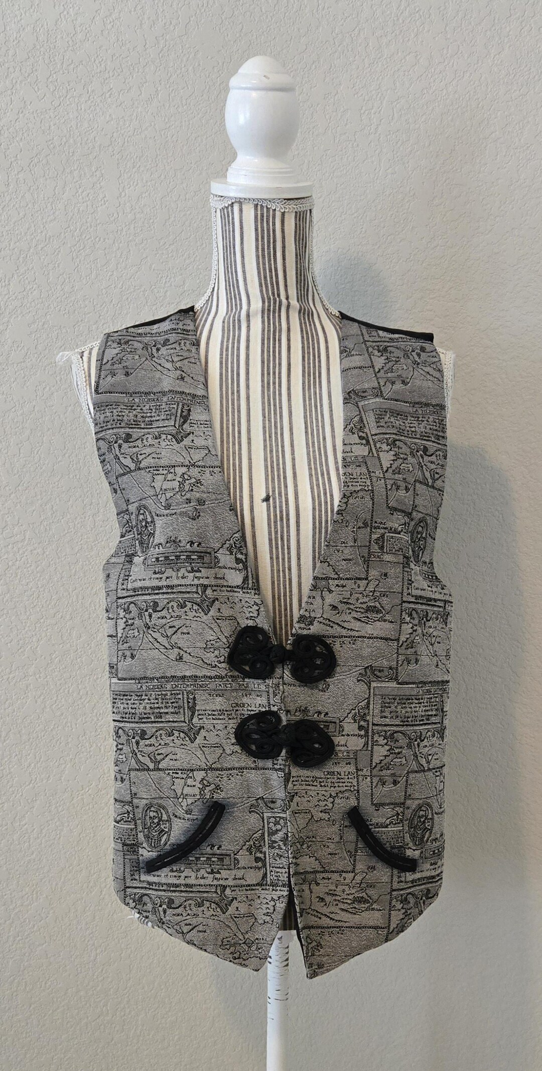 Vest, Steampunk, Victorian, Goth, Lolita, Mori, Kei, Kawaii, Harajuku ...