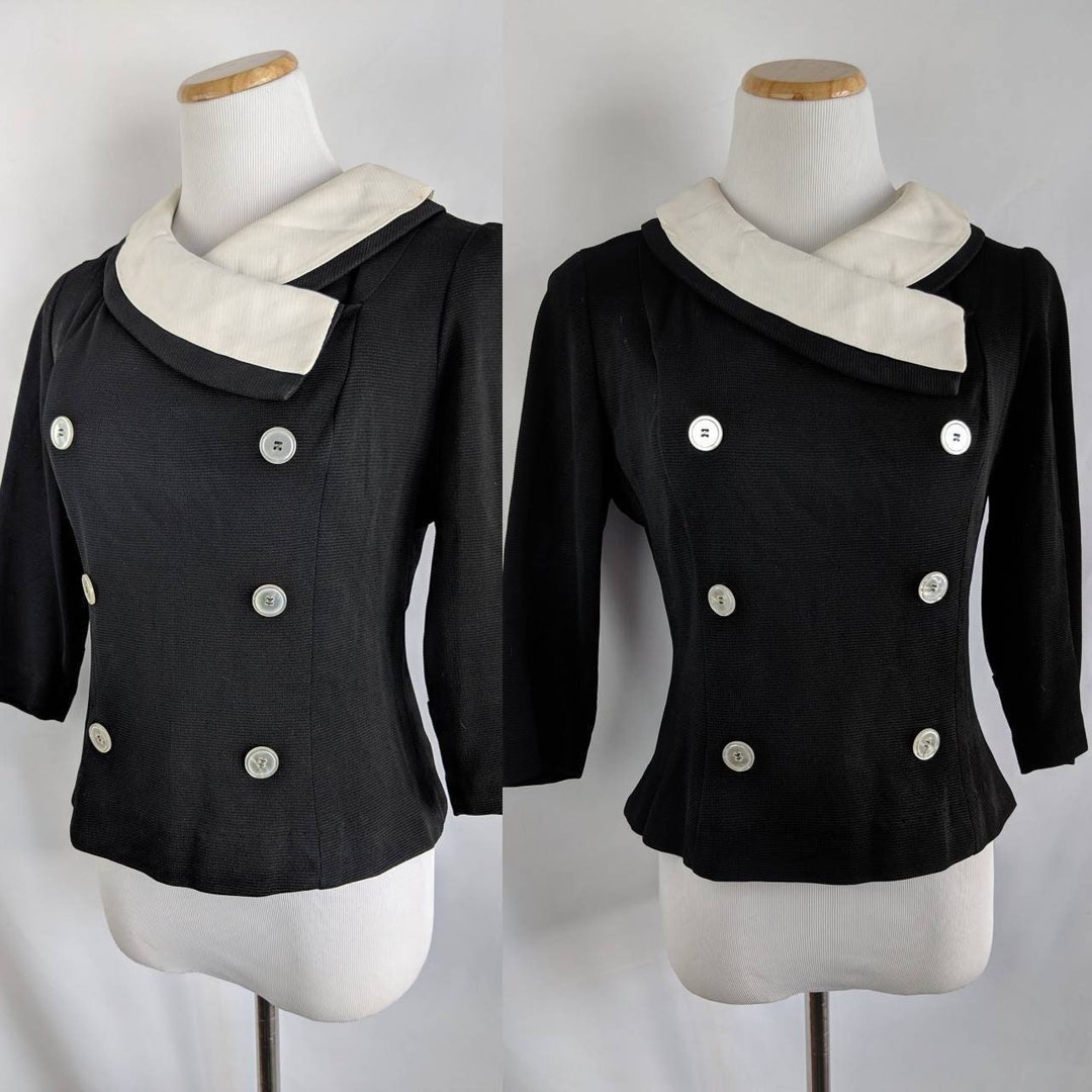 SALE *** Fun Vintage Sailor Style Top Harry S. Epstein New York - Etsy