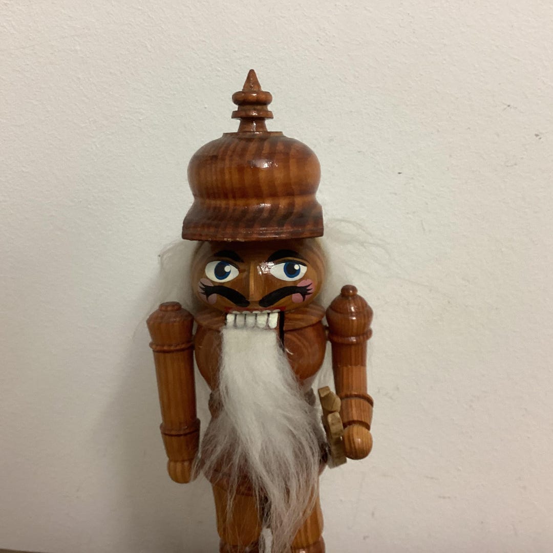 German Antique Nutcracker Cult Figure Ostalgie Folk Art Hand Crafted ...