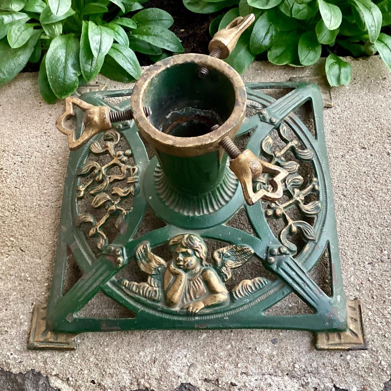 Cast Iron Tree Stand - Etsy