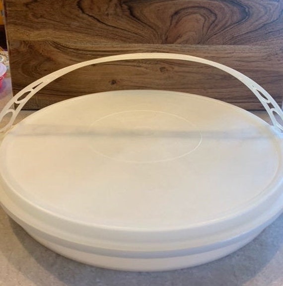 Party Tray Vintage Tupperware White Cariolier Tupperware Divided Tray ...