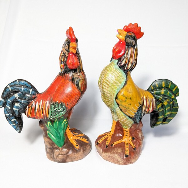 Rooster Crowing - Etsy