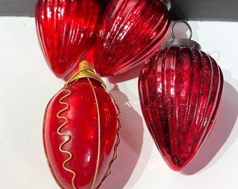 Red Mercury Glass | Etsy