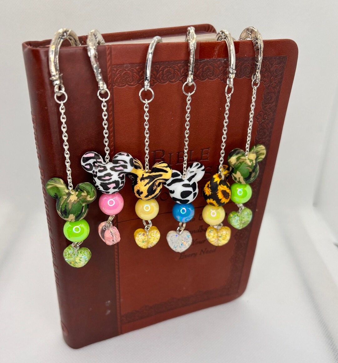 Mouse Bookmark, Teacher Gift, Handmade Bookmark, Dangle Bookmark ...