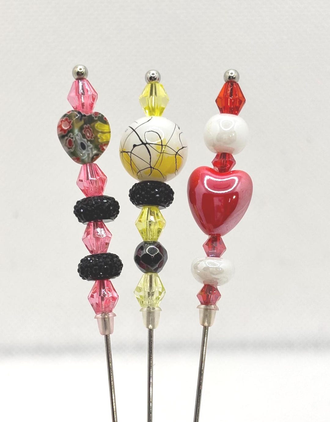 Hat Pins, Scarf Pins, Lapel Pins, Wedding Dress Pins, Beaded Brooch - Etsy