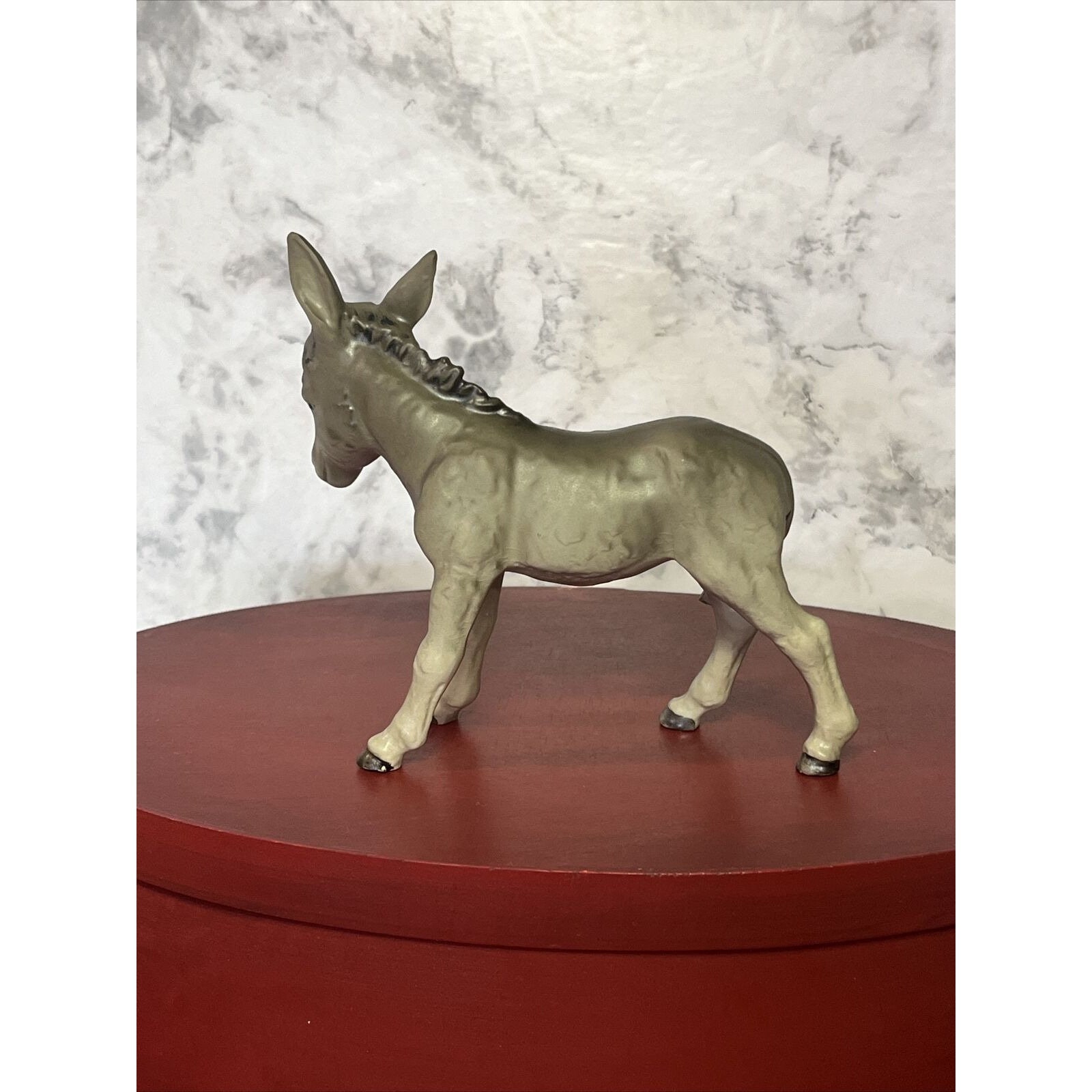 Vtg Goebel Hummel Nativity Donkey Animal Figurine Standing Gray West ...