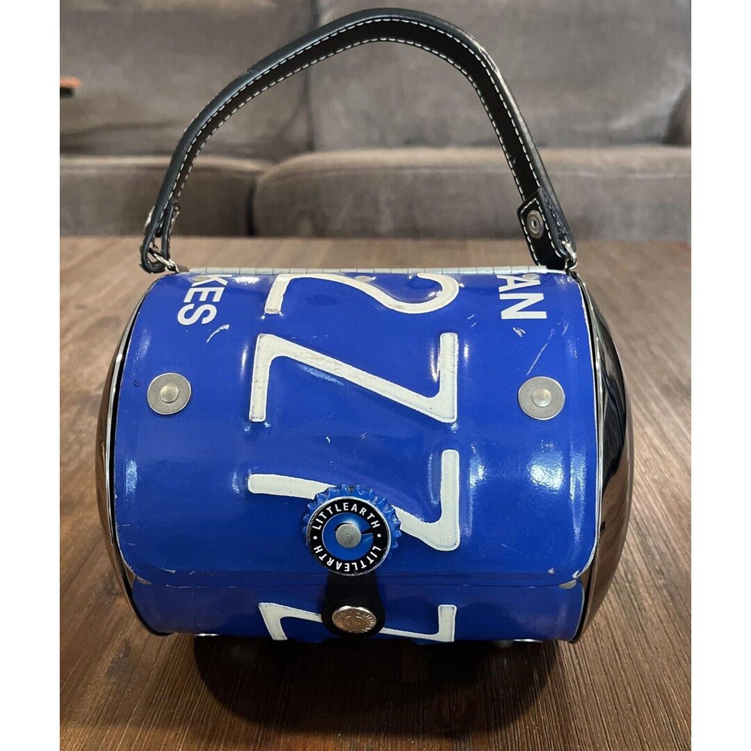 Little Earth Designer License Plate Purse State of Michigan Metal ...