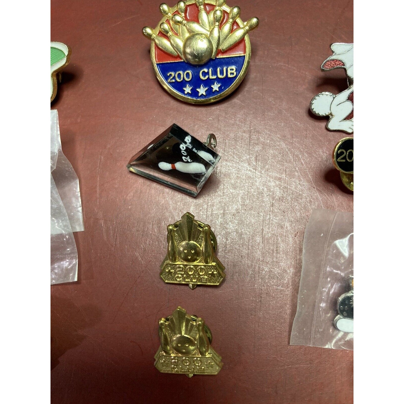 18 Vintage Bowling Award Score Participation Pins Animal and ...