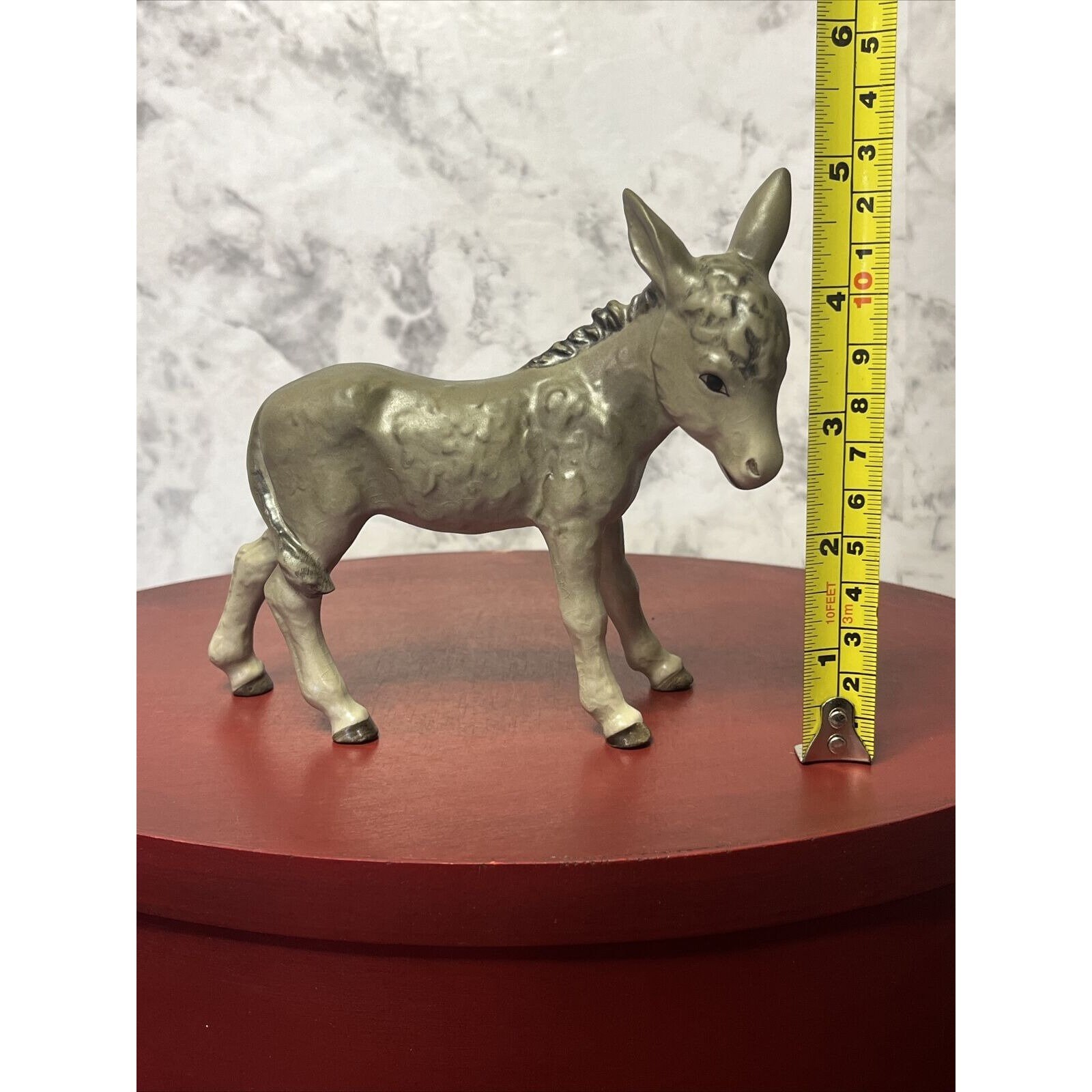 Vtg Goebel Hummel Nativity Donkey Animal Figurine Standing Gray West ...