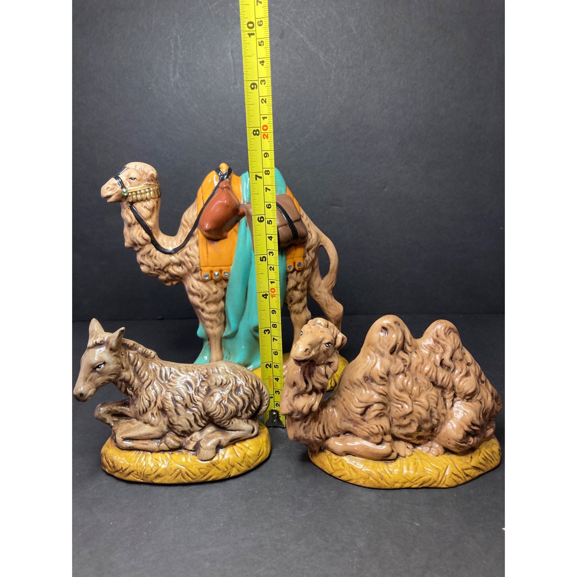 Atlantic Mold Nativity Figures Replacement Animals Camels Donkey ...