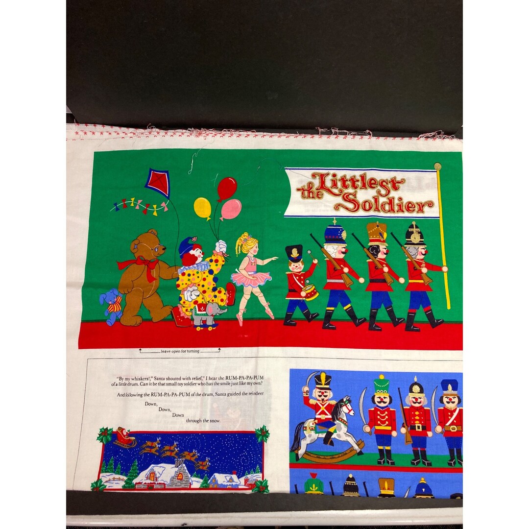 Vintage Cranston Print Works Cut & Sew Pattern Fabric the Littlest ...