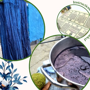 Natural Dye Kit, Indigo Dye Kit, Bestselling Natural Dye Kit, Dye Fiber ...