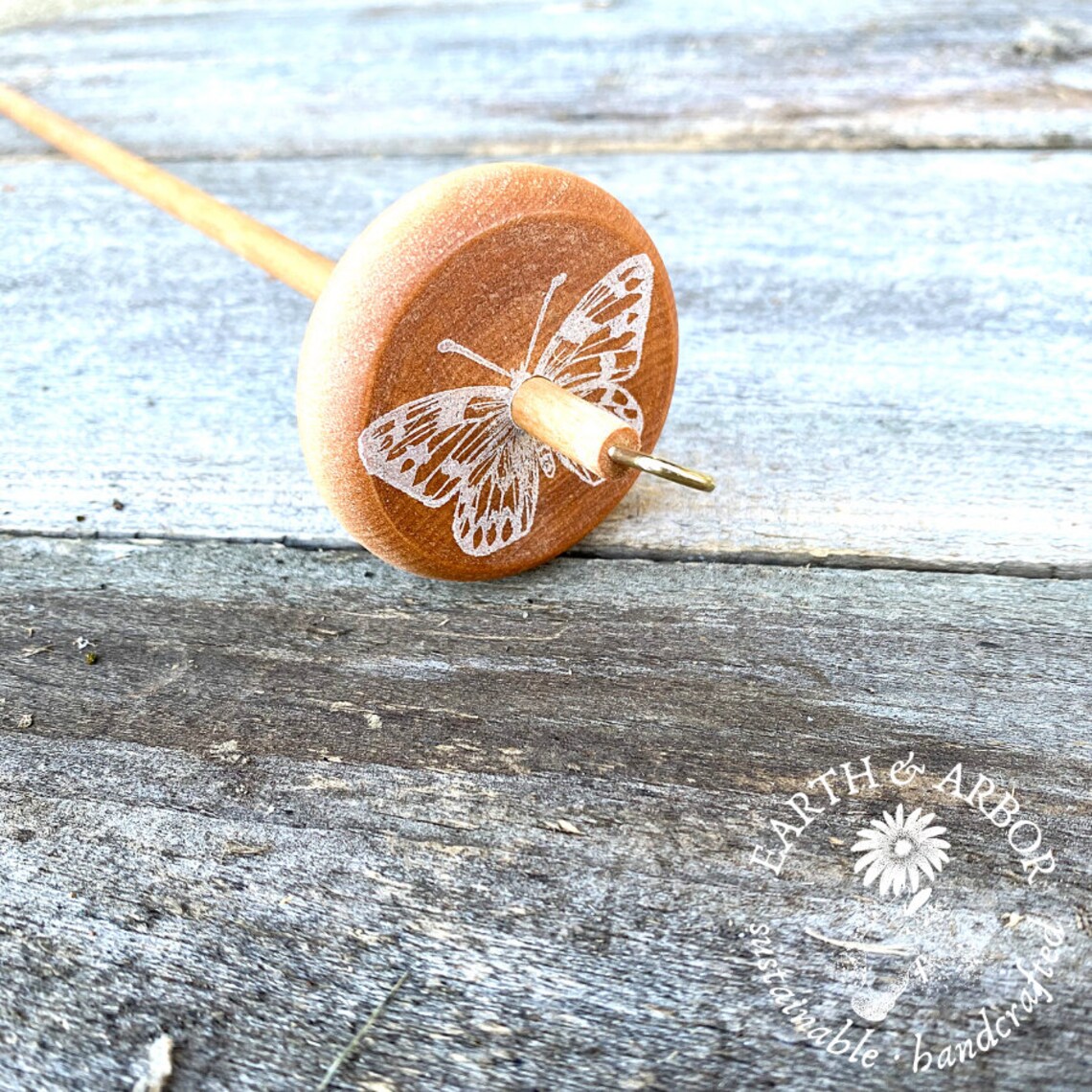 Native Pollinators Butterfly Spindle Kit One of A Kind Wood | Etsy