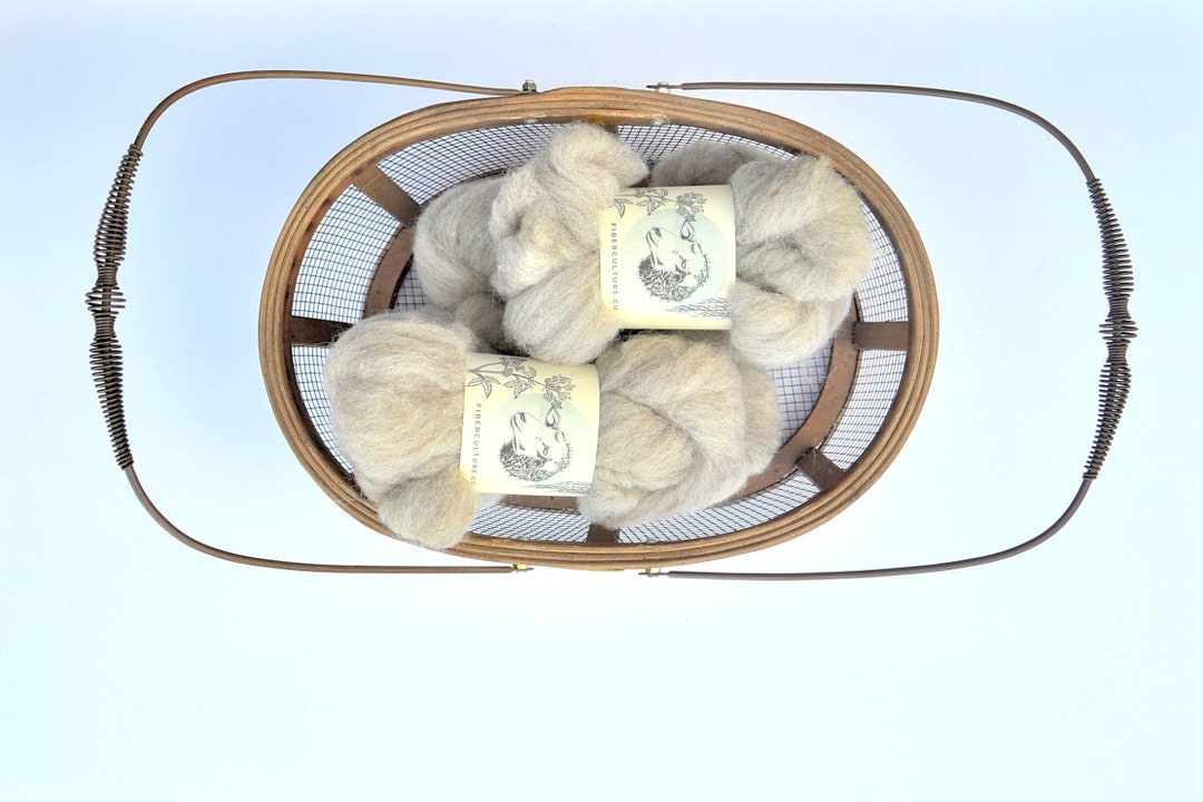 Local Blend Wool Spinning Fiber, Locally Grown Humane Wool, Sold by the ...
