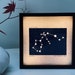 Personalised Star Sign Light Box Night Light Illuminated - Etsy