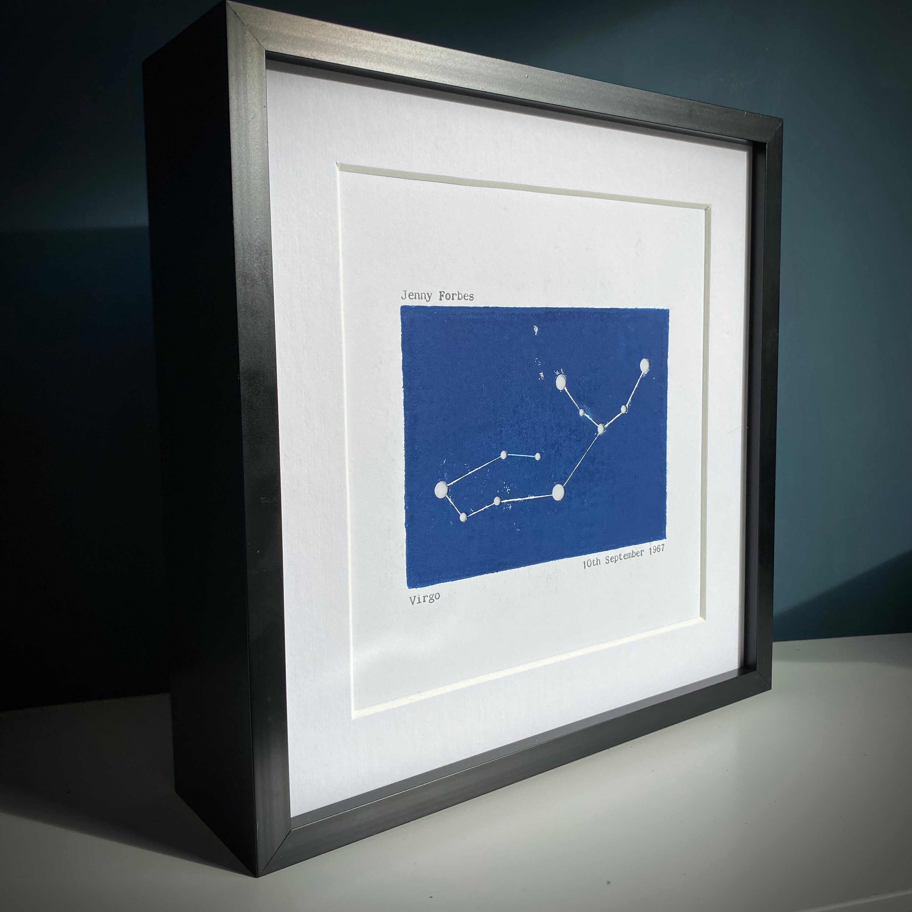 Virgo Constellation Light Box Personalised Gift Lamp Sidelight - Etsy