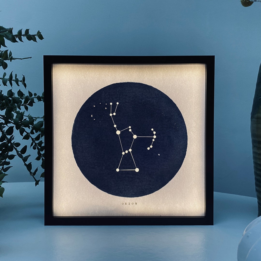 Orion Constellation Light Box. Stars Night Light. Side Light ...
