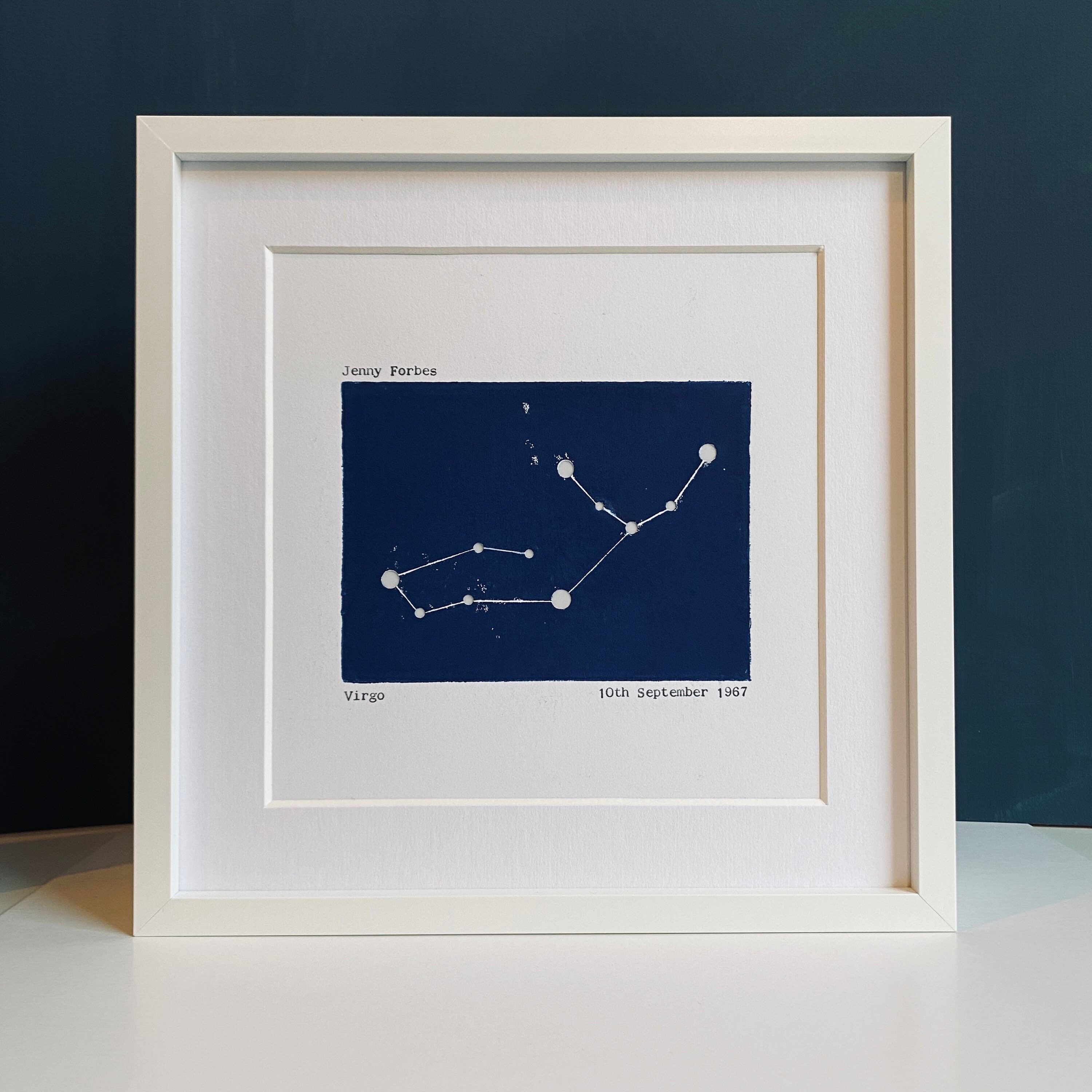 Virgo Constellation Light Box Personalised Gift Lamp Sidelight - Etsy