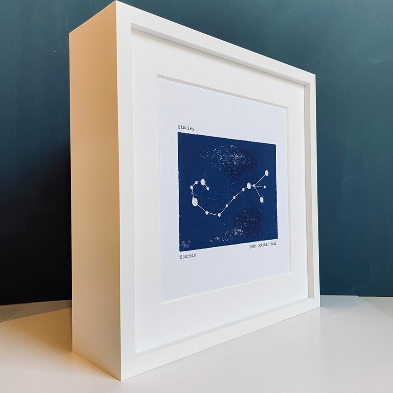 Scorpio Constellation Light Box Personalised Gift Nursery Lamp - Etsy