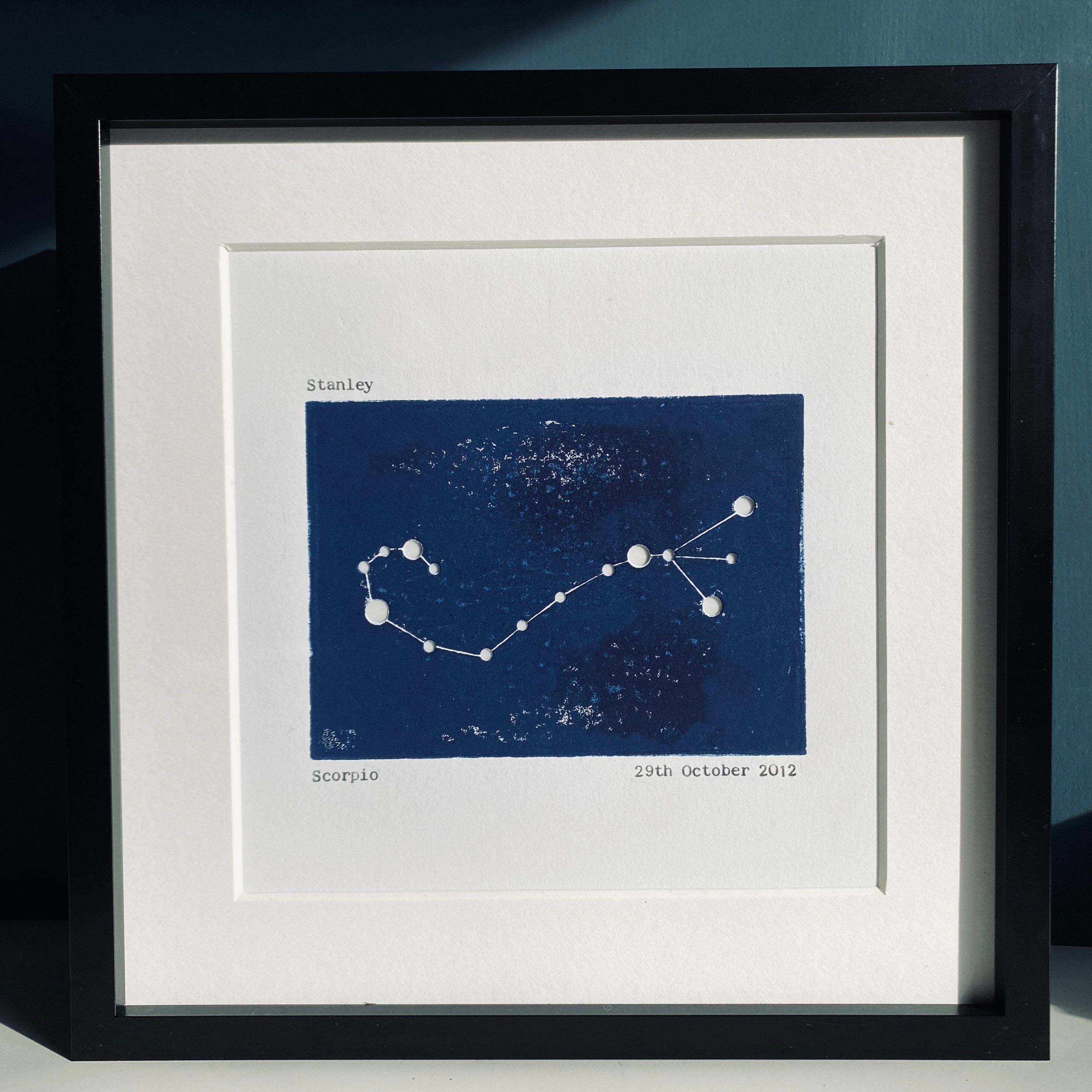 Scorpio Constellation Light Box Personalised Gift Nursery Lamp - Etsy