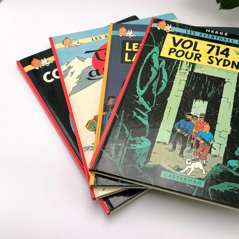 Tintin - Etsy