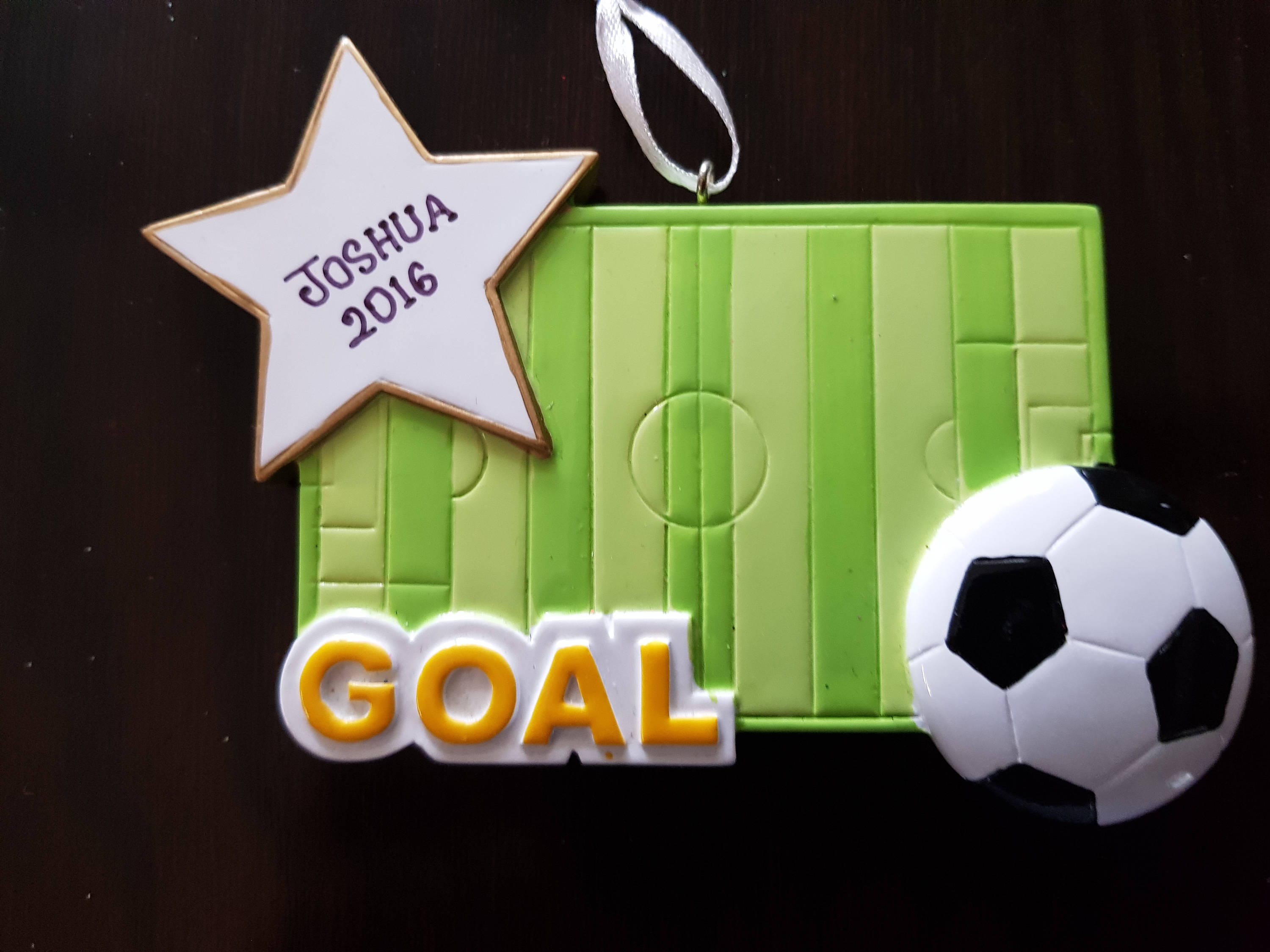 Soccer / Football Personalized Christmas Tree Ornament Sports | Etsy