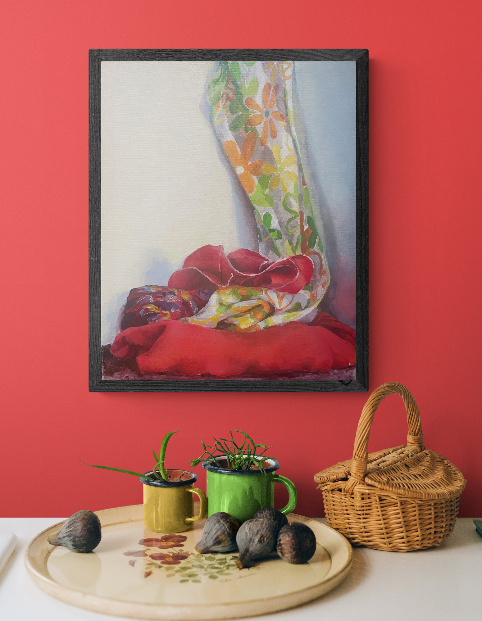 Original Oil Still Life Painting - Draped Cloth - Etsy