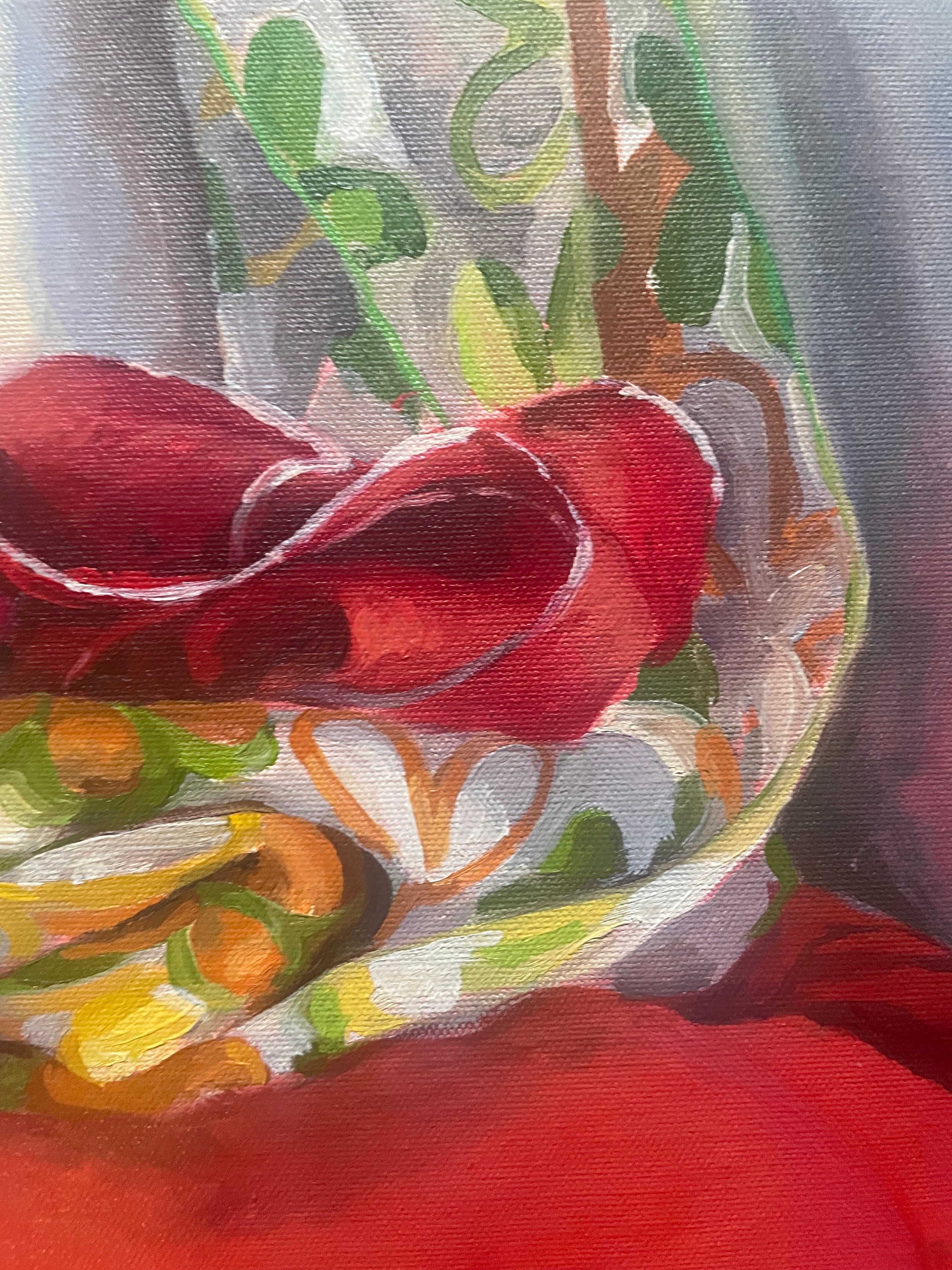 Original Oil Still Life Painting Draped Cloth - Etsy